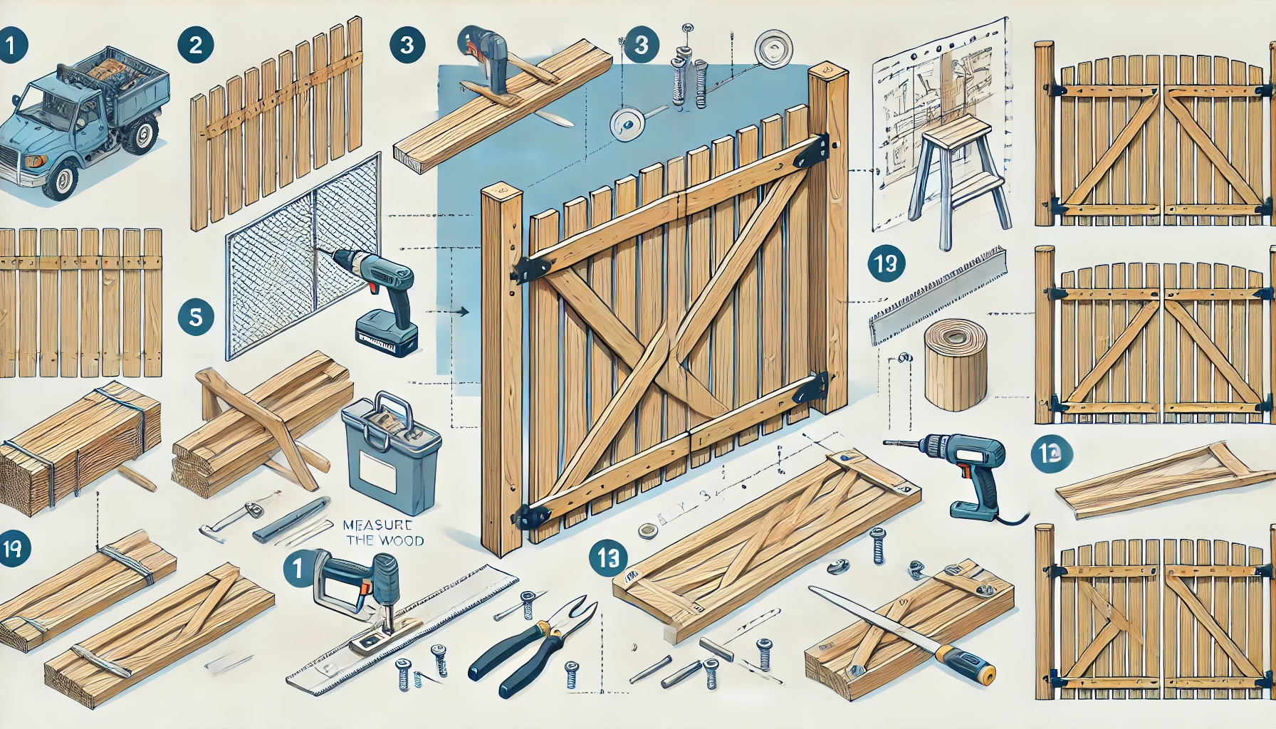 How to Build a Wood Gate (Beginner's Guide 2024)